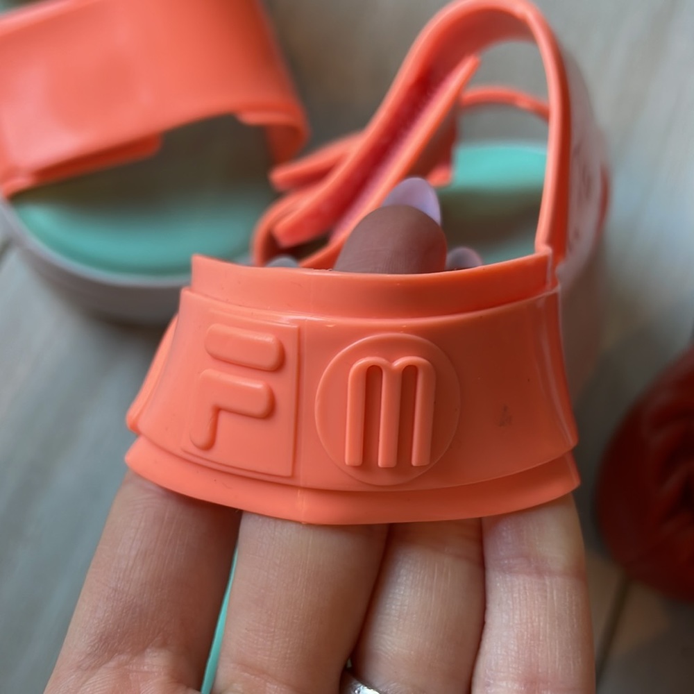 Fila X Melissa Platform Velcro Sandal! - Gem